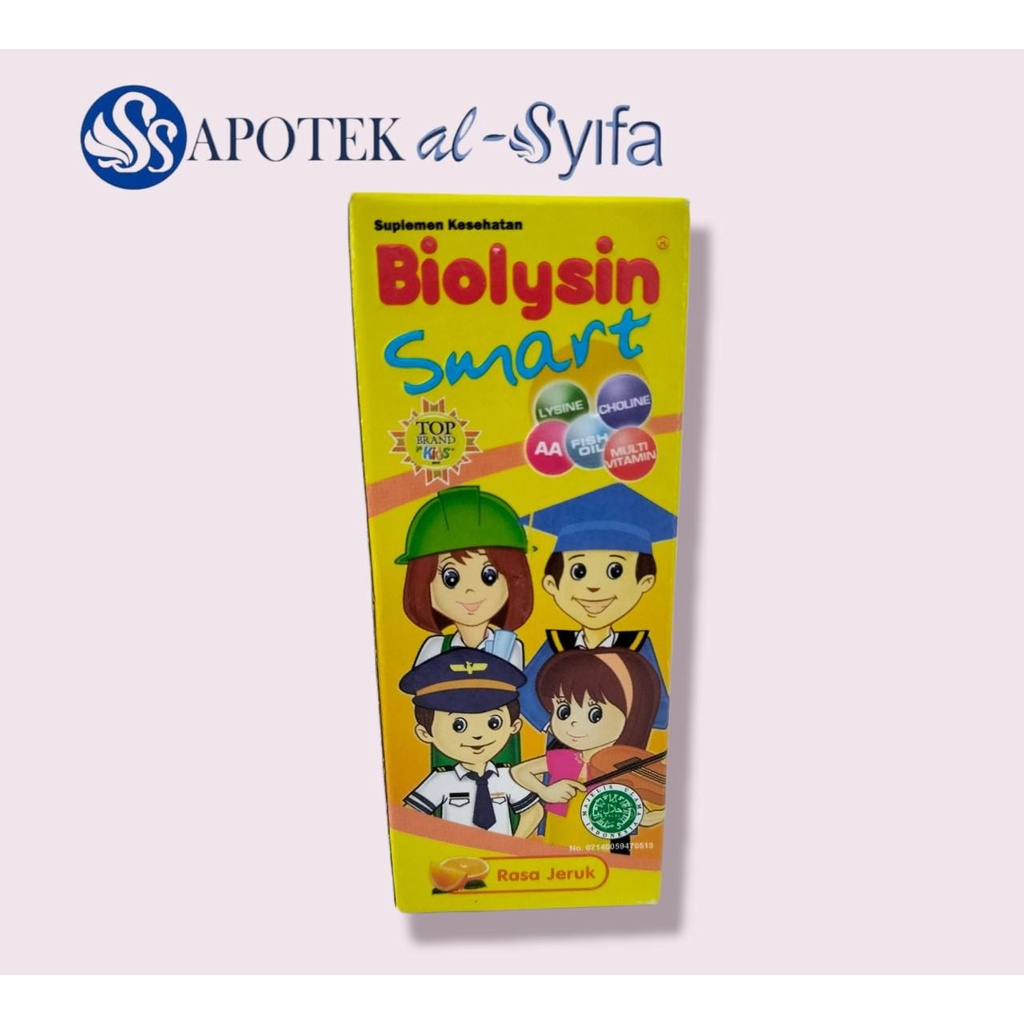 Jual Biolysin Smart Sirup 60ml/ Suplemen makanan dan multivitamin ...