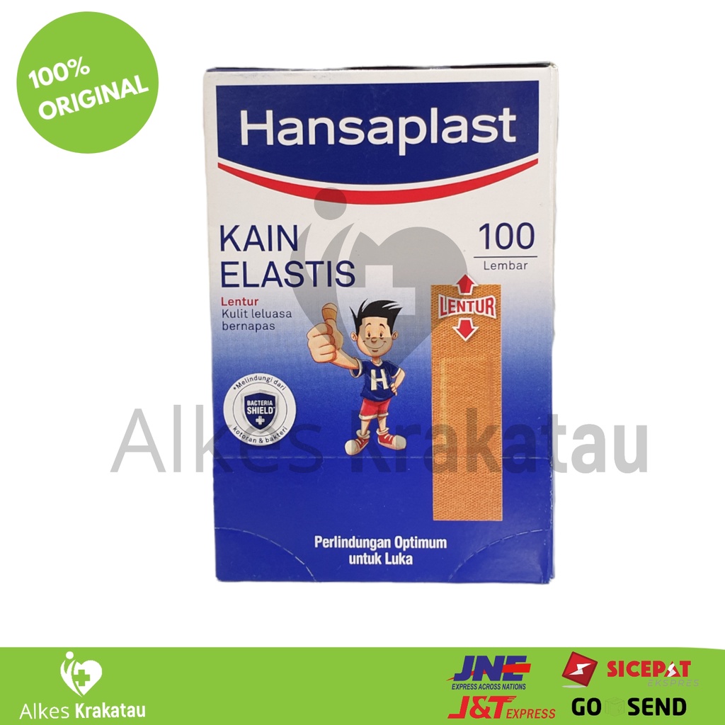 Jual Hansaplast isi 100 lembar / Plester Luka / Kain Elastis | Shopee ...
