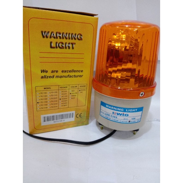 Jual Warning Light/ Rotary Light/ Lampu Ambulan Ewig | Shopee Indonesia