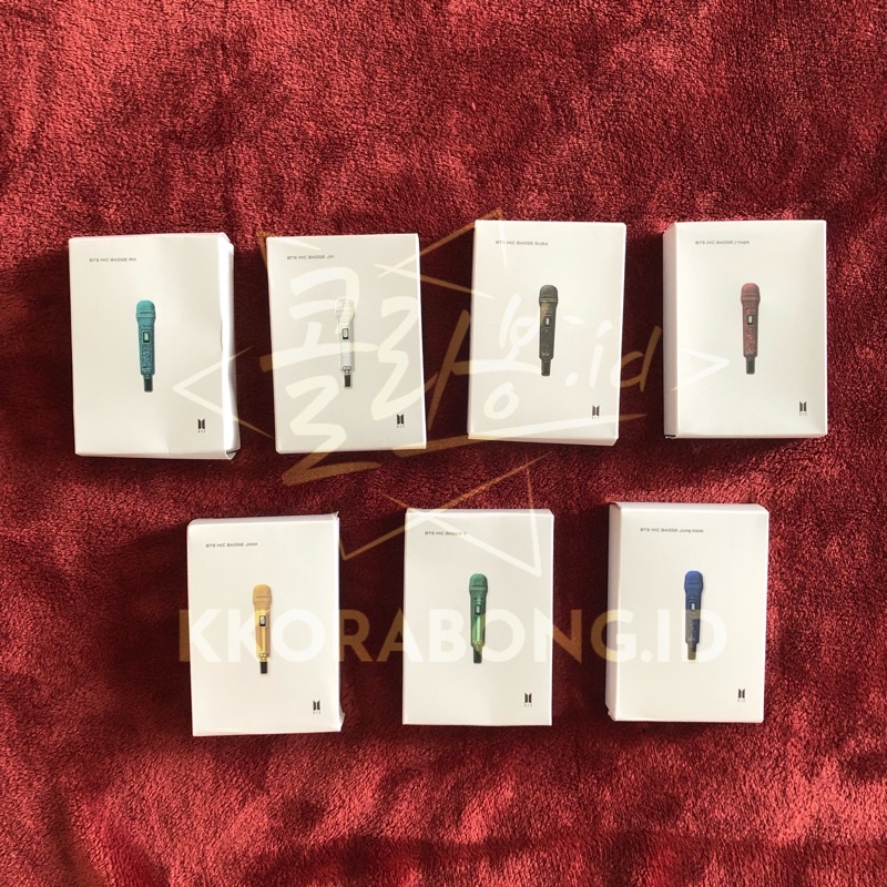 Jual [READY] HYBE Insight Member Mic Badge | Shopee Indonesia