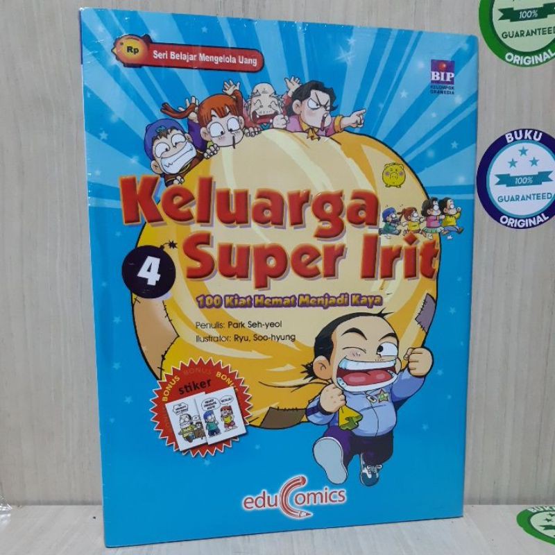 Jual buku anak KELUARGA SUPER IRIT 4. 100 kiat Hemat Menjadi Kaya. | Shopee Indonesia