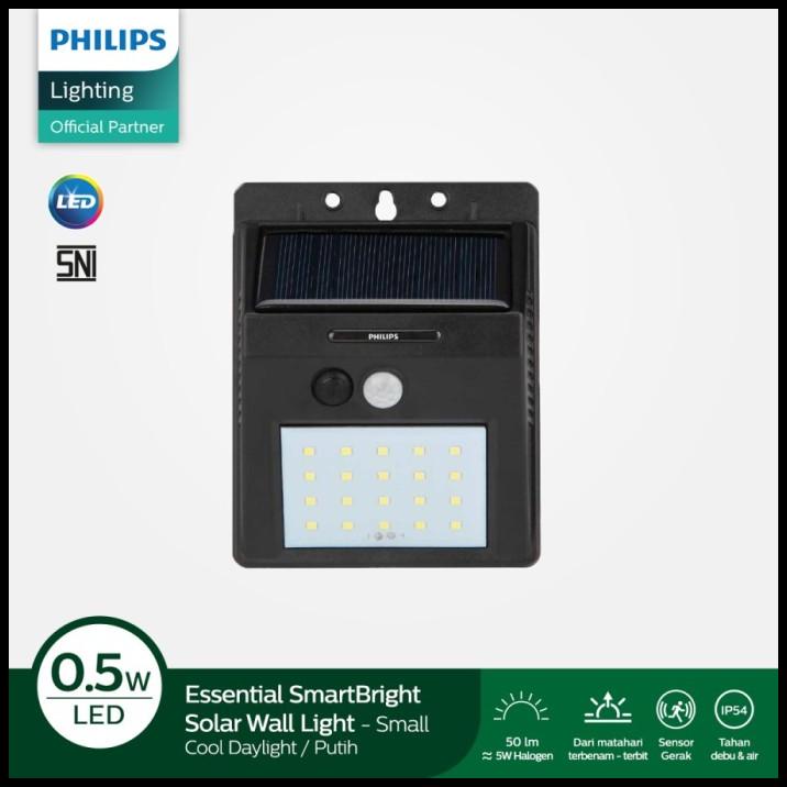 Jual Philips Essential Smartbright Solar Wall Light Small | Shopee Indonesia