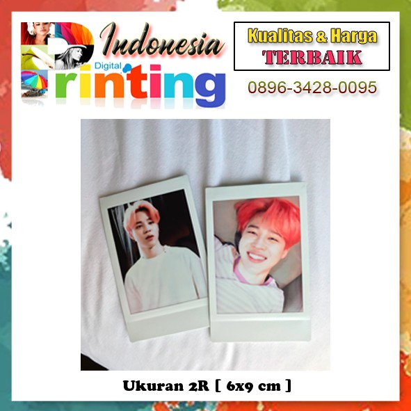 Jual CETAK FOTO POLAROID INSTAX MINI UKURAN 2R 6X9 CM | Shopee Indonesia