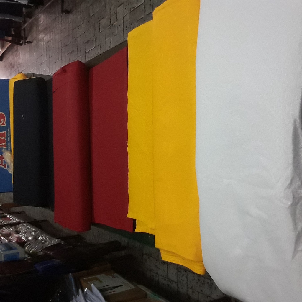 Jual kain putih kain kuning kain merah per meter kain meteran kain ...