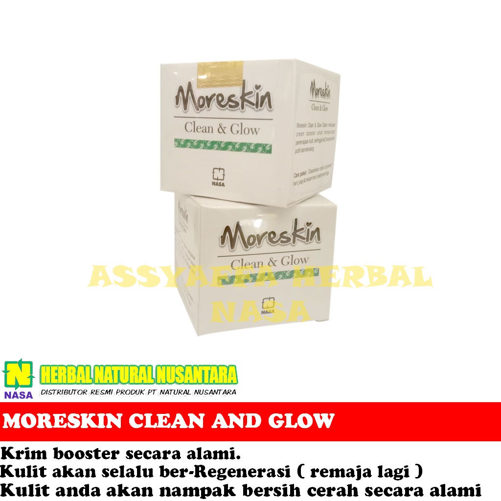 Jual MORESKIN CLEAN & GLOW, MORSKIN MORISKIN GLOW, PELEMBAB WAJAH, PEMUTIH WAJAH,CREAM GLOWING ...