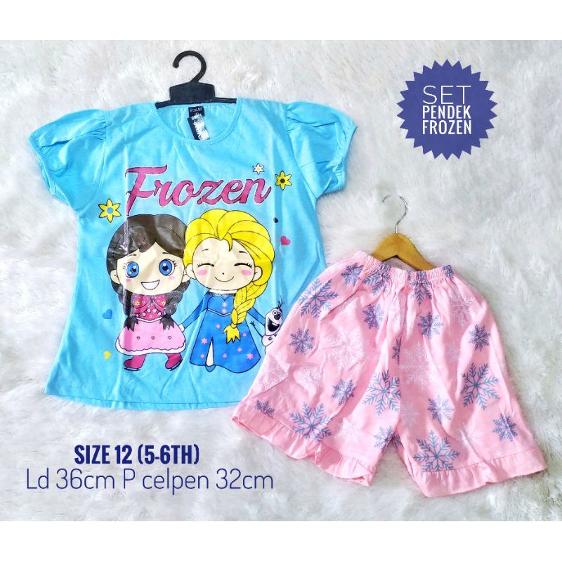 Jual SETELAN ANAK FROZEN (5-6TH?) | Shopee Indonesia