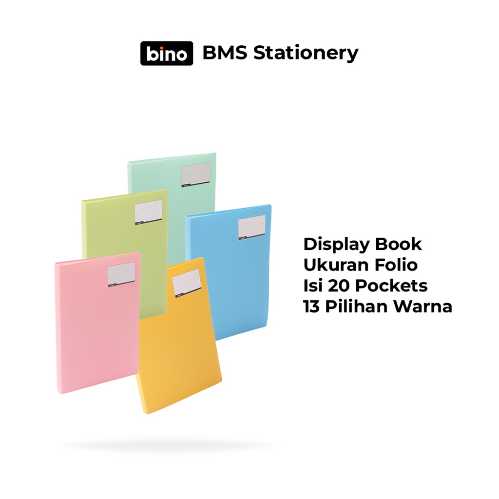Jual [BMS Palembang] Bantex Display Book / Document Keeper Folio Isi 20 ...