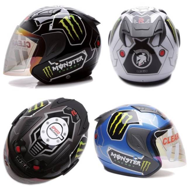 Jual Helm monster MSR helmet javelin | Shopee Indonesia