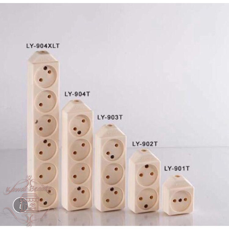 Jual LOYAL Stop Kontak Gepeng Tipis Kuningan OB 1, 2, 3, 4, 6 lubang kuningan Semi Arde | Shopee ...