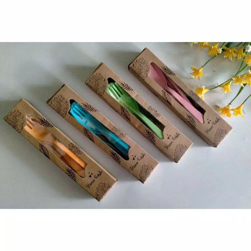 Jual Souvenir Unik Sendok Set Plastik Kemas Box | Shopee Indonesia