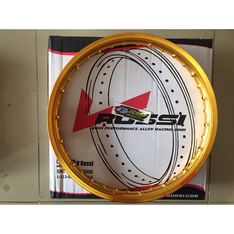 Jual Velg V rossi warna gold ukuran 140/160 set | Shopee Indonesia
