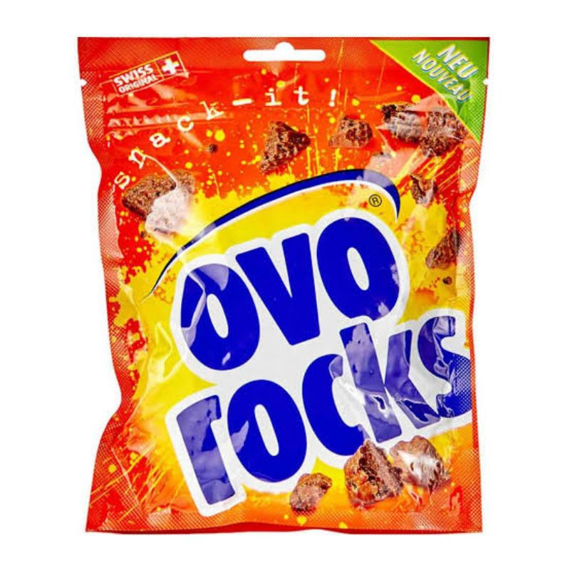 Jual OVO ROCKS Chocolate Snack 70 Gram Ovomaltine (Made in Switzerland ...