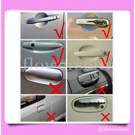 Jual Stiker Pelindung Handle Pintu Mobil ( Isi 4 Pcs ) | Shopee Indonesia