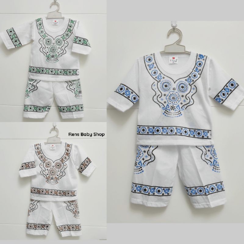 Jual FREE PECI UJE Setelan baju celana muslim ngaji koko putih kopyah ...