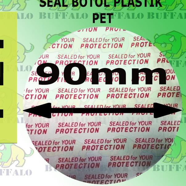 Jual 100 lembar Aluminium foil seal botol plastik PET 90mm | Shopee ...