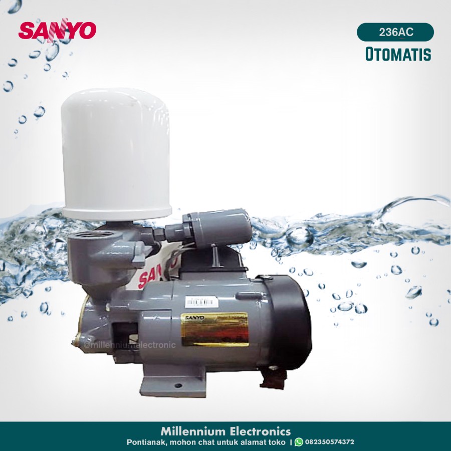 Jual Mesin POMPA AIR SANYO PH 236 AC PH236AC otomatis 200 watt | Shopee Indonesia