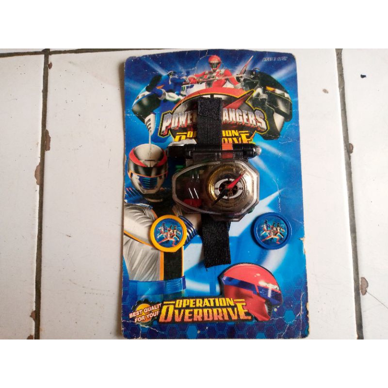 Jual Jam tangan Power Rangers Operation Overdrive GoGo Changer Sentai ...