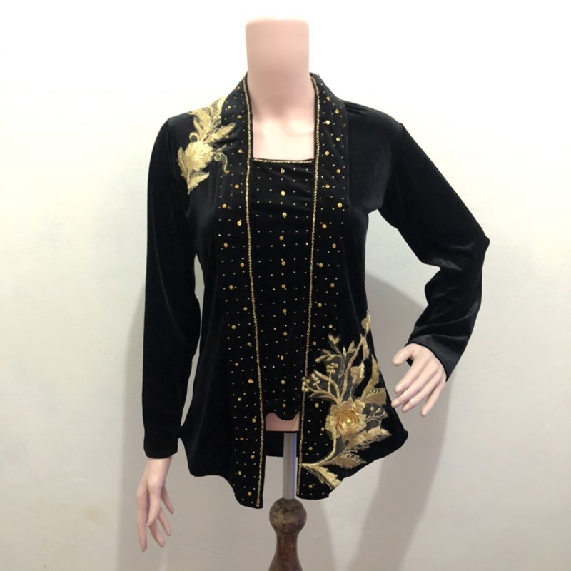 Jual kebaya moderen | kebaya bludru terbaru | bludru | kebaya kartini ...