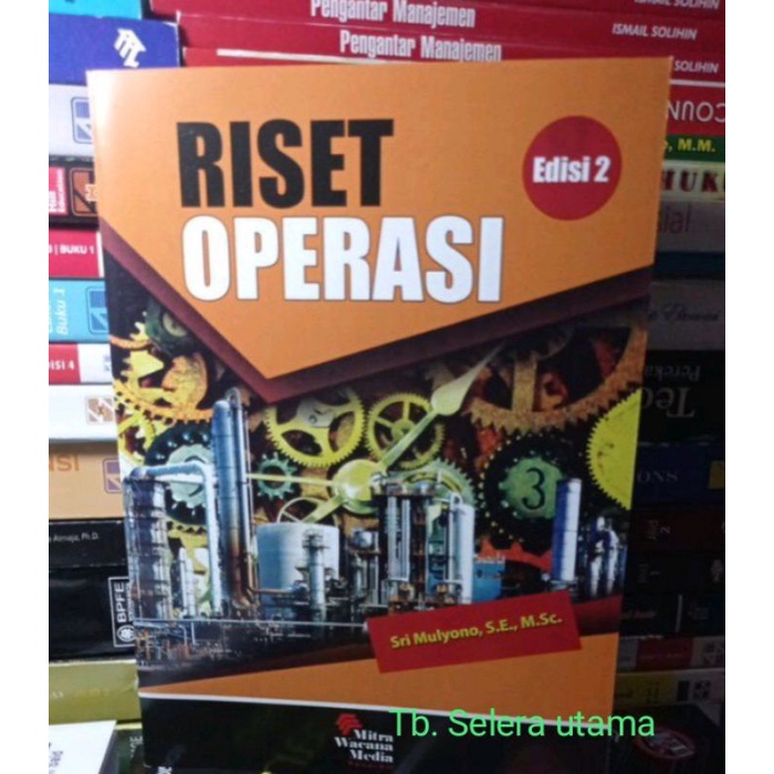 Jual Riset Operasi by Sri Mulyono | Shopee Indonesia