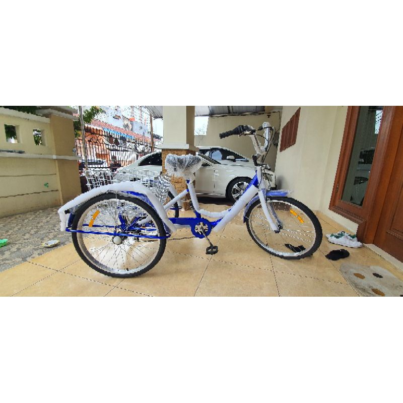 Jual sepeda roda tiga dewasa / gerobak / becak | Shopee Indonesia