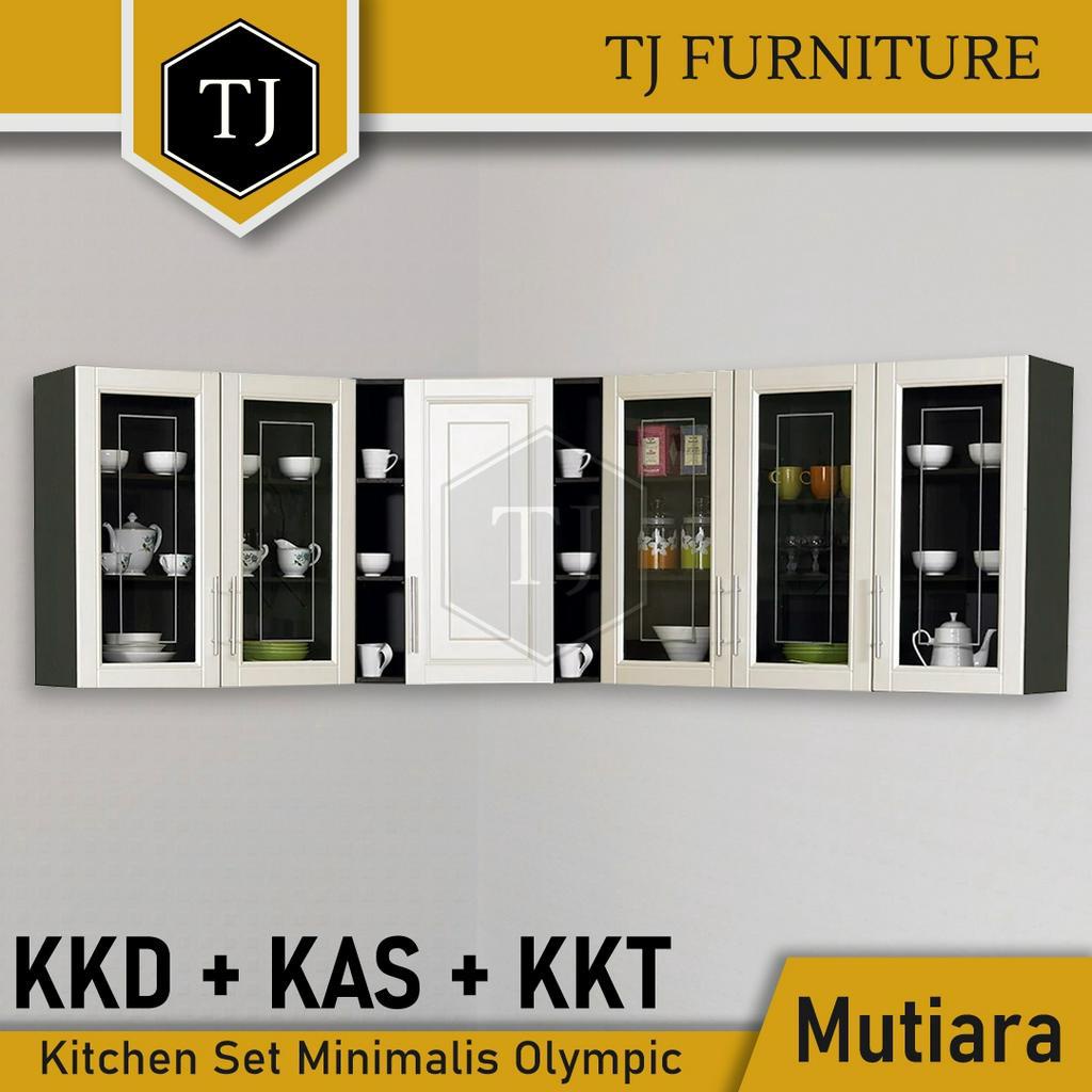 Jual Olympic Kitchen Set Mutiara Atas Lemari Dapur / Rak Piring Makanan ...