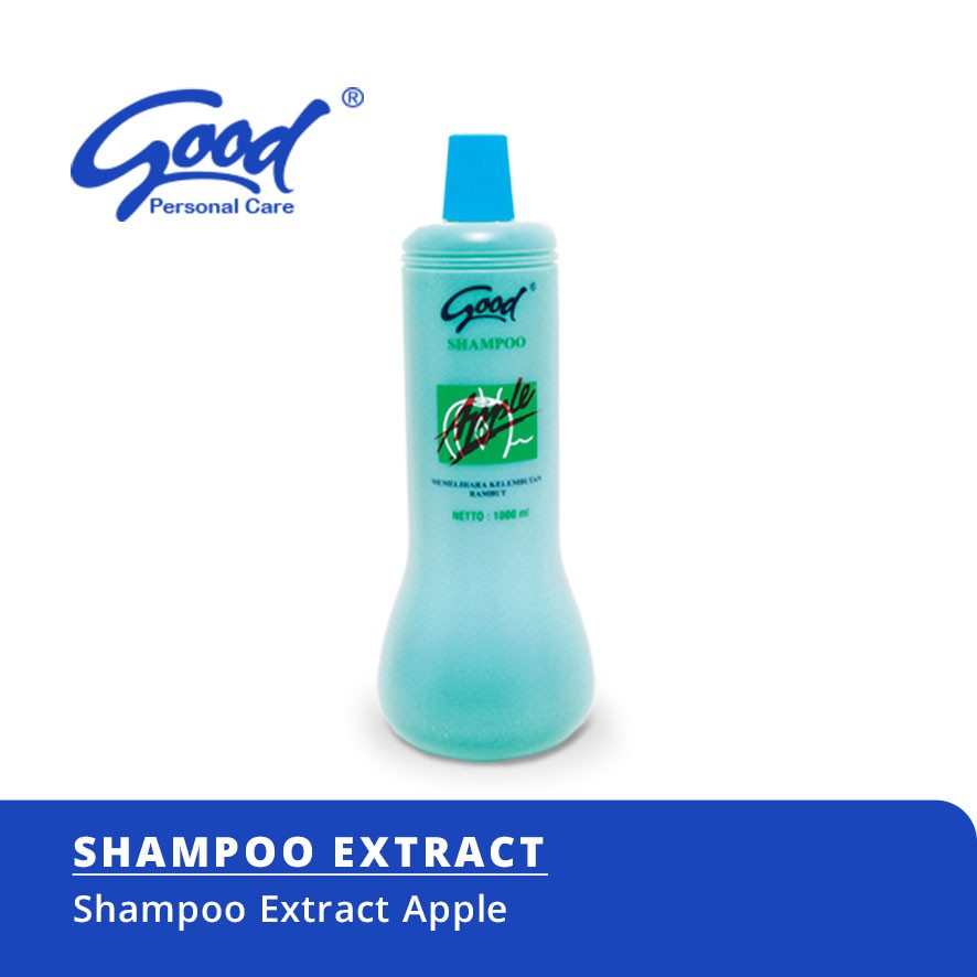 Jual Good Shampoo Extract Apple 1 Liter | Shopee Indonesia