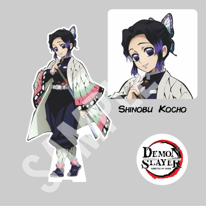 Jual stande standee demon slayer, attack on titan aot, genshin impact ...