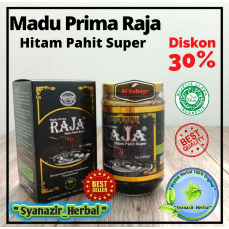 Jual Madu Prima RAJA Hitam Pahit Super 400 gr ORIGINAL | Shopee Indonesia