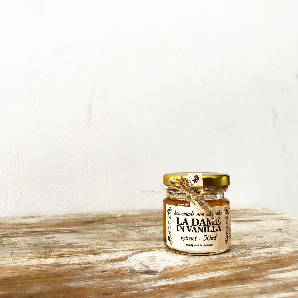 Jual La Dame In Vanilla Extract Vanila Ektrak 50ml Halal MUI | Shopee Indonesia