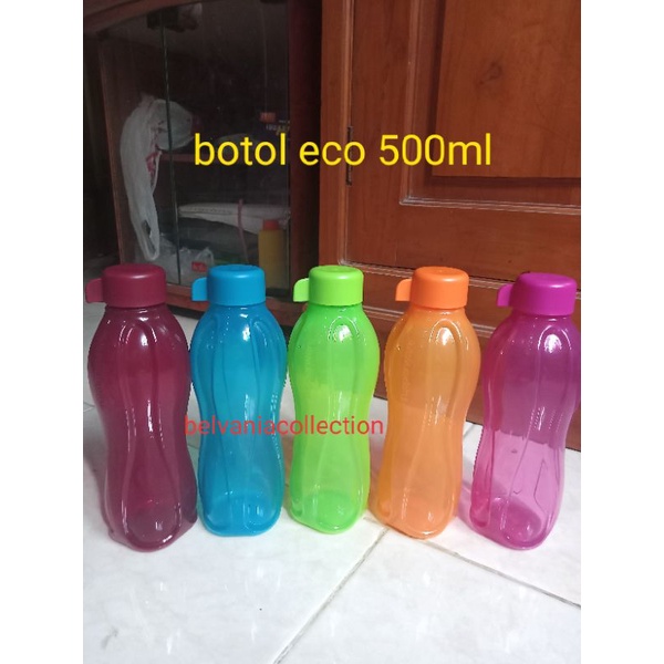 Jual tupperware botol minum / botol ECO 500ml tutup ulir/putar | Shopee ...