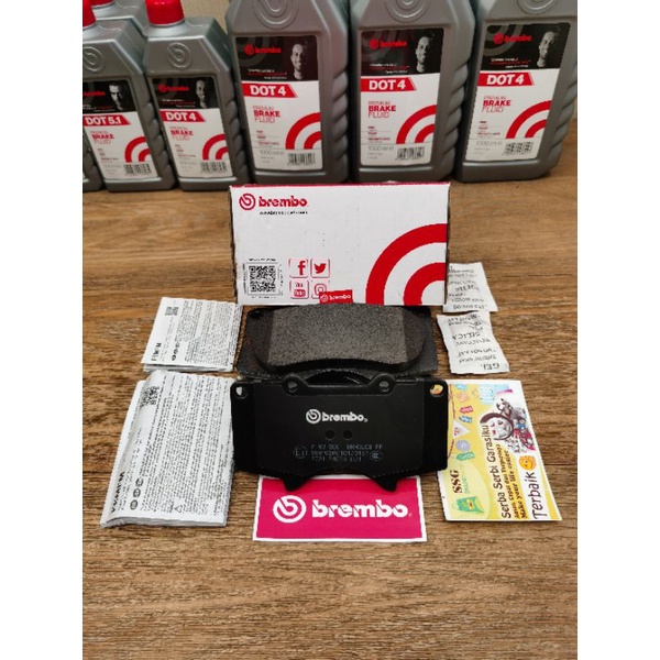 Jual Brake pad kampas rem depan Land cruiser Prado TRJ120 TRJ150 BREMBO ...