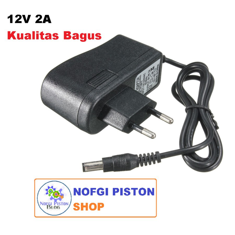 Jual Adaptor Arduino 12V 1A Jack DC 12 V 1 A Bisa Untuk Solenoid, CCTV ...