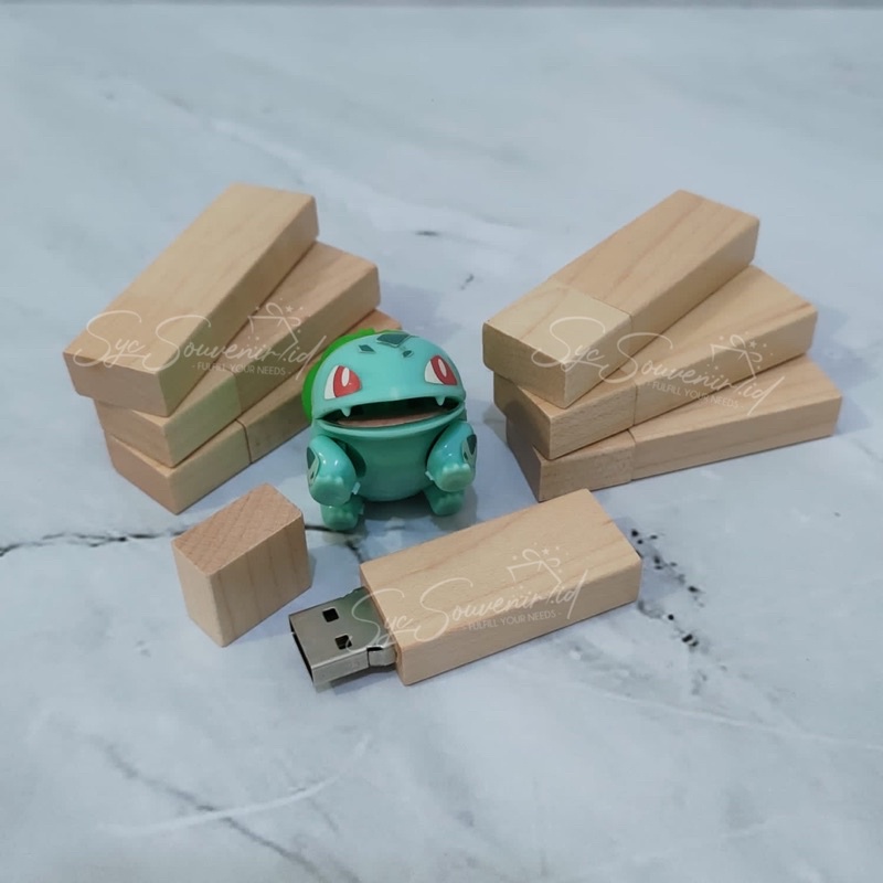 Jual Flashdisk USB Kayu Balok 4GB / Usb tempat penyimpanan data ...