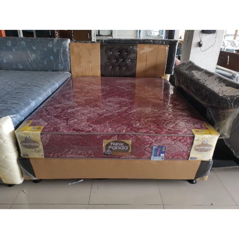 Jual kastil kasur springbed murah full set java matras pegas garansi ...