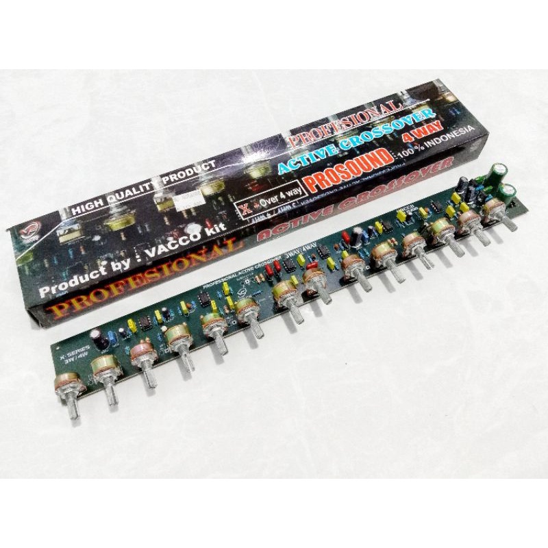 Jual Kit crossover aktif 4way 4 way plus subwoofer | Shopee Indonesia