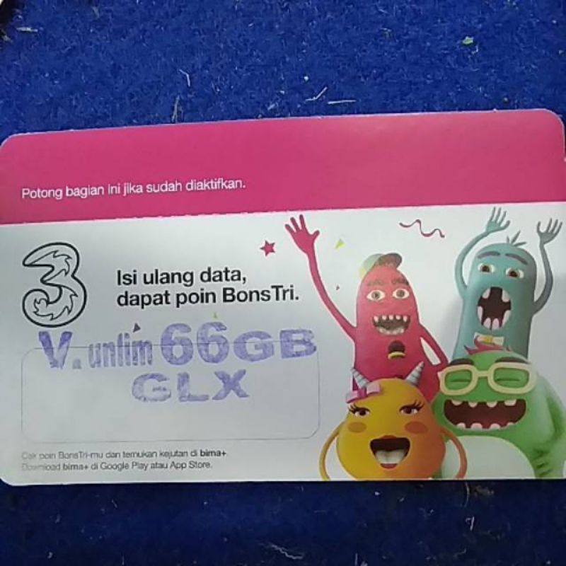 Jual voucher Tri unlimited 6 gb | Shopee Indonesia