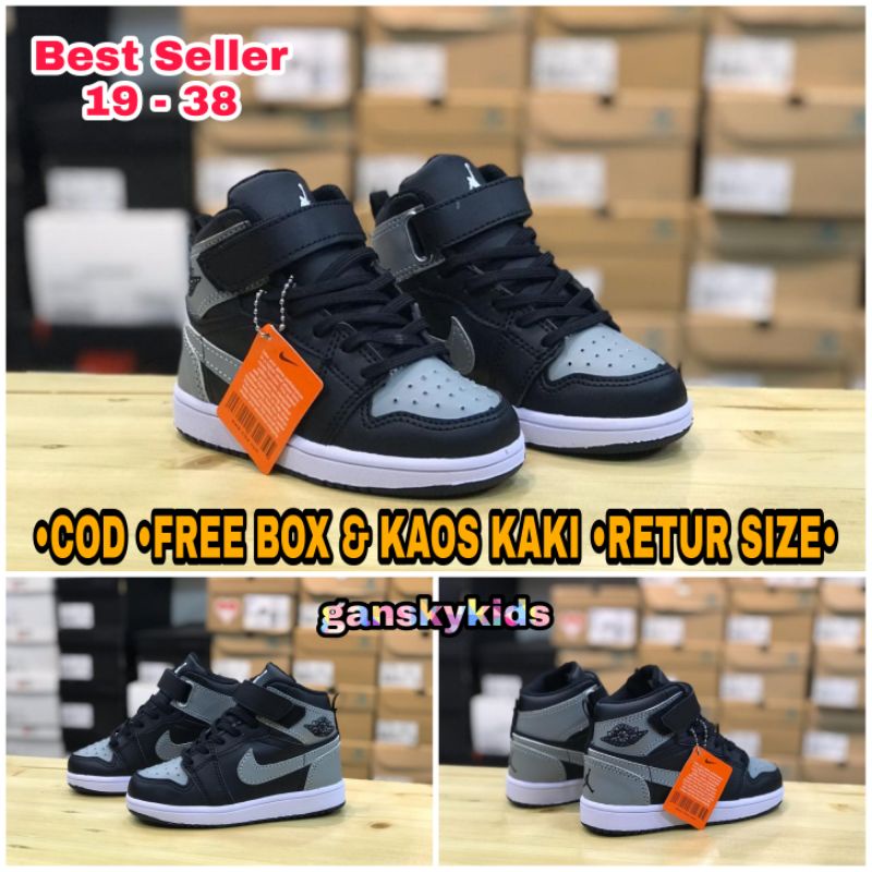 Jual Sepatu jordan anak laki laki sepatu sekolah anak sepatu basket ...