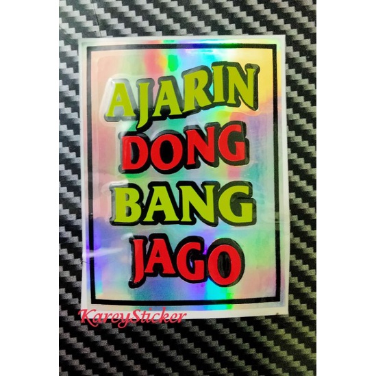 Jual sticker crum kombinasi ajarin dong bang jago | Shopee Indonesia
