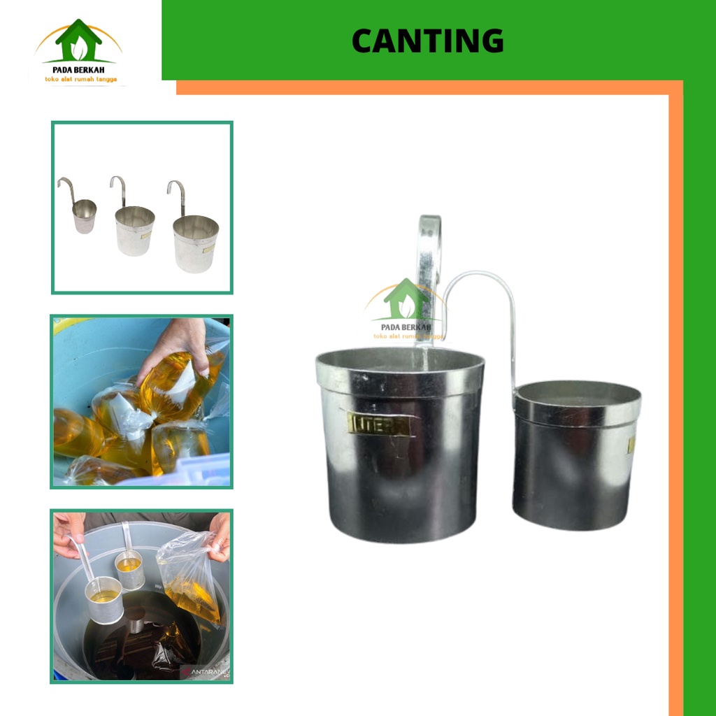 Jual Canting Minyak Literan Minyak Goreng 1, 1/2 dan 1/4 Liter Tebal ...