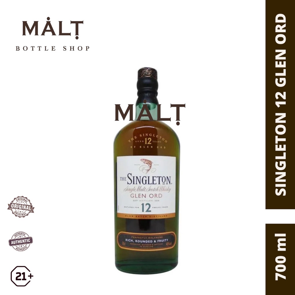 Jual SINGLETON 12 GLEN ORD 700 ML | Shopee Indonesia