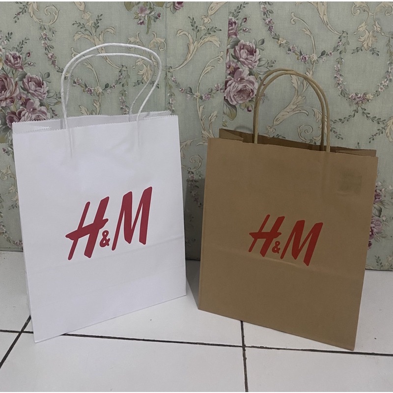 Jual PAPERBAG H&M SMALL / 6PCS | Shopee Indonesia