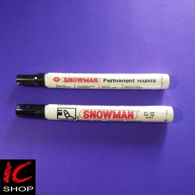 Jual Spidol Snowman Permanent Besar G-12 | Shopee Indonesia