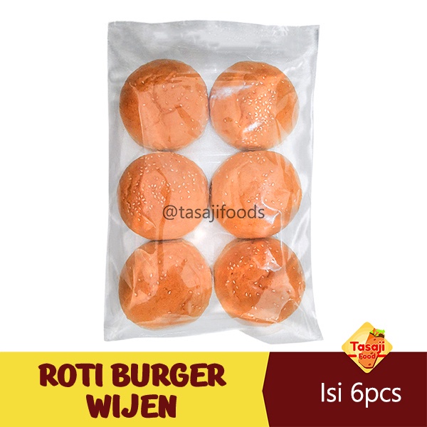 Jual Roti Burger Wijen Isi 6 Pcs Chiler | Shopee Indonesia