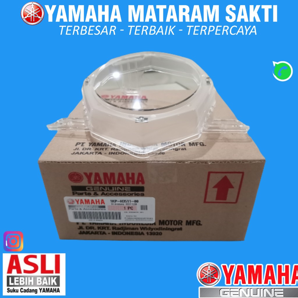 Jual KACA / MIKA / LENS SPEEDOMETER SOUL GT 115 ORIGINAL / 1KP-H3511-00 ...