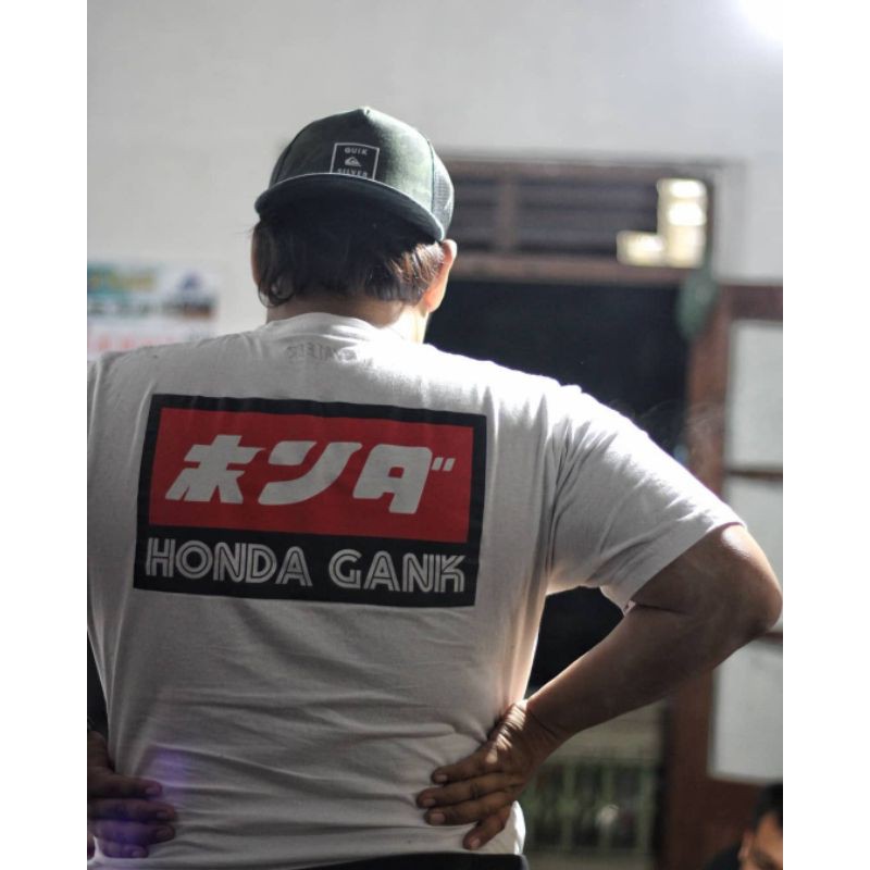 Jual kaos honda geng original privater merch warna putih | Shopee Indonesia