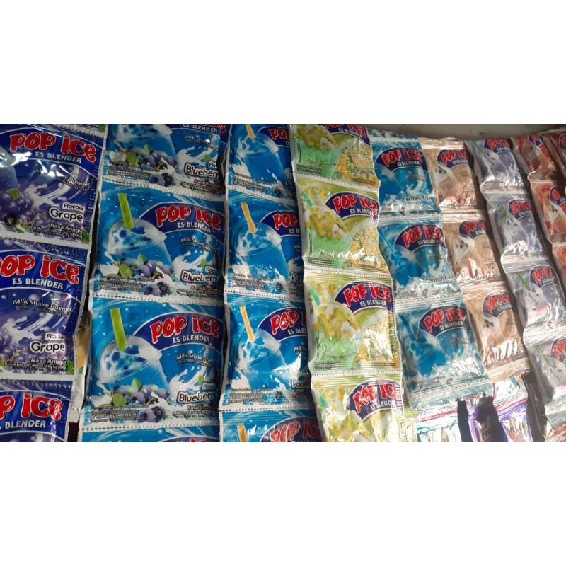 Jual POP ICE ANEKA RASA(1RENTENG ISI 10) | Shopee Indonesia