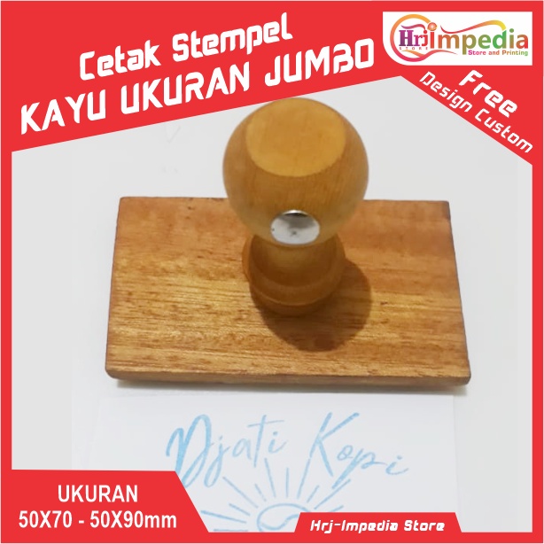 Jual Cetak Stempel Kayu Ukuran Jumbo | Cetak Stempel Kayu Desain Custom ...