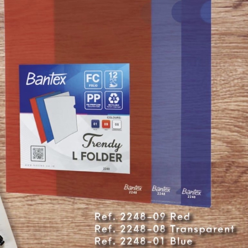 Jual MAP L TRANSPARANT BANTEX 2248 | CLEAR SLEEVE F4 | MAP PLASTIK ...