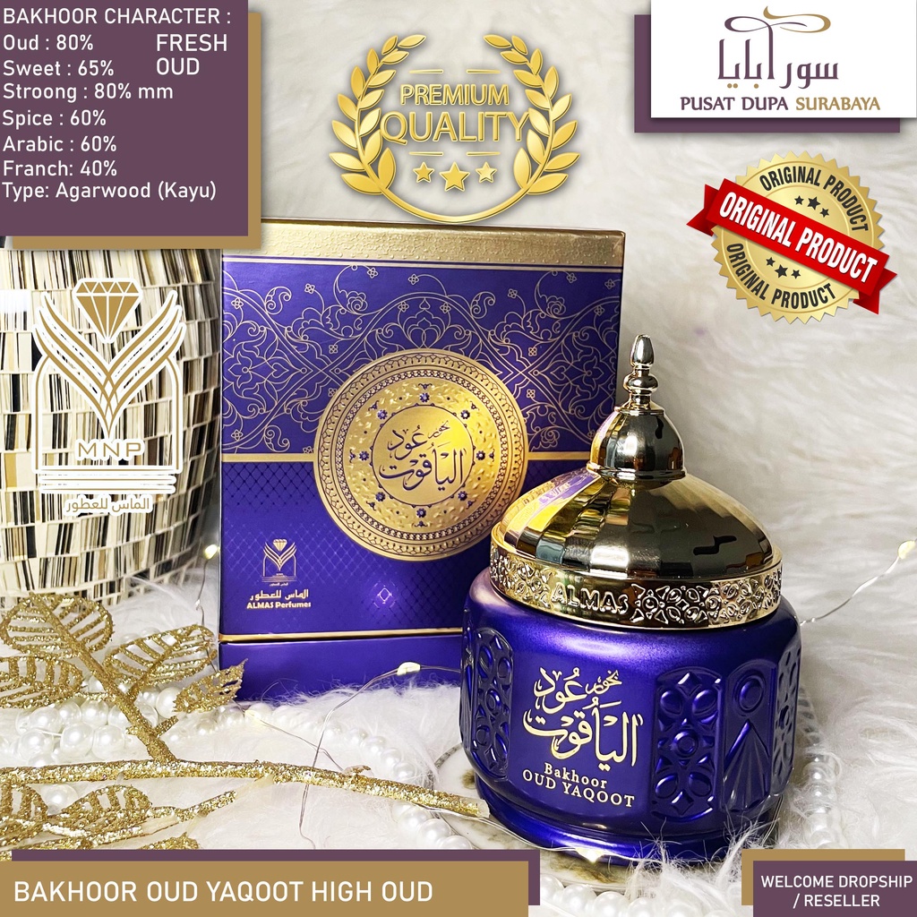 Jual Bakhoor/buhur/bakhor/dupa/menyan/Gahru/Oud Yaqoot Premium Luxury ...