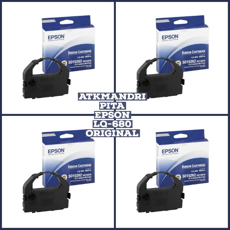 Jual PITA EPSON RIBBON LQ-680 BLACK ORIGINAL | Shopee Indonesia